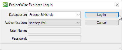 ProjectWise Configuration – Freese and Nichols