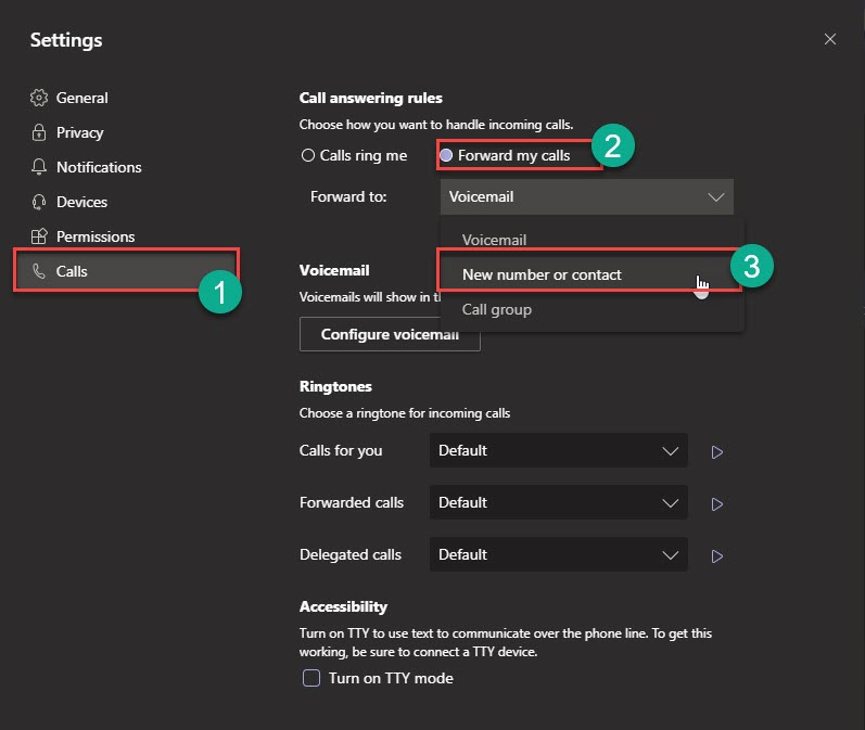 Call Forwarding in Teams – Freese and Nichols